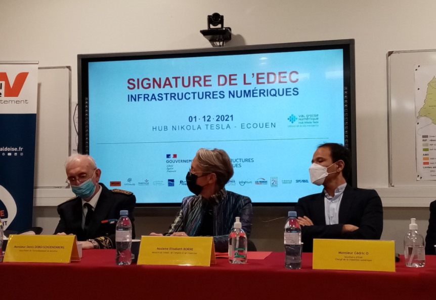 Signature de l’EDEC avec la filière Infrastructures numériques - Serce